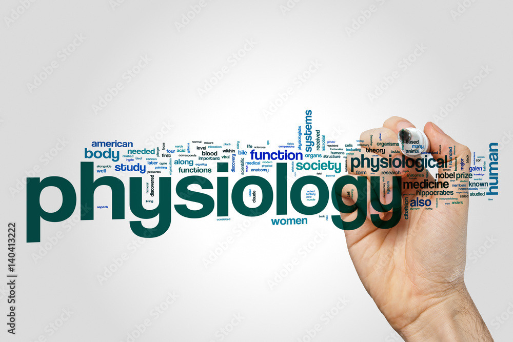 Physiology word cloud concept Stock Photo | Adobe Stock