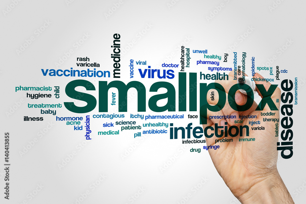 Smallpox word cloud concept Stock Photo | Adobe Stock
