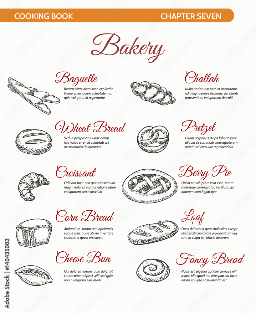 Bakery Goods List