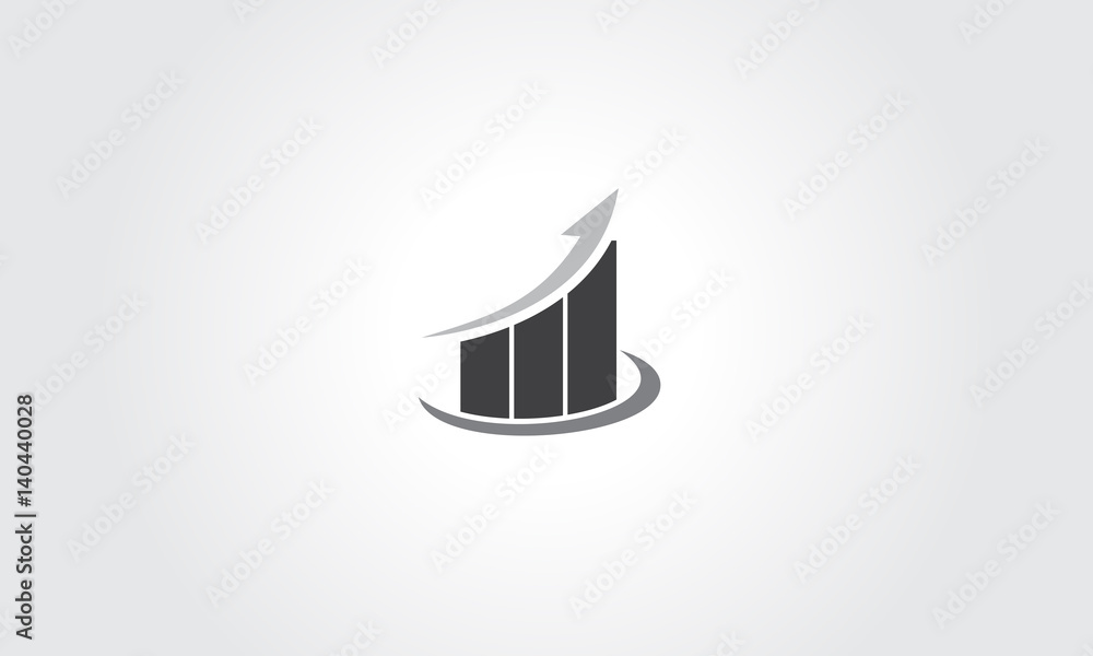 Business corporate finance logo design template. Simple and clean flat ...