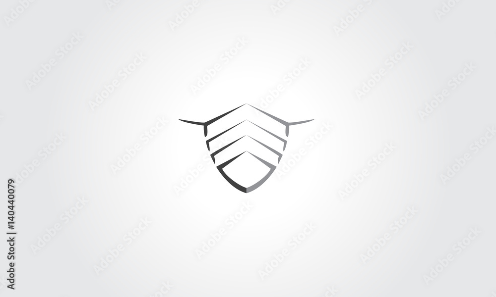 Triangle looped abstract line art vector logo design Infinity loop icon ...