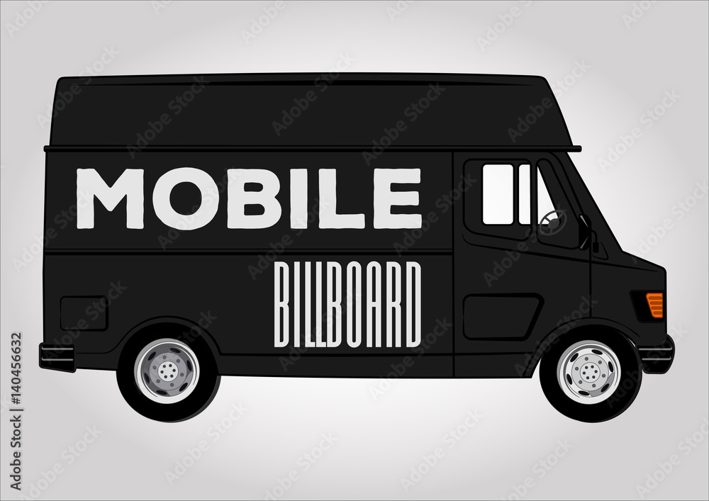 Template for advertising and corporate identity. Illustrated vector ...