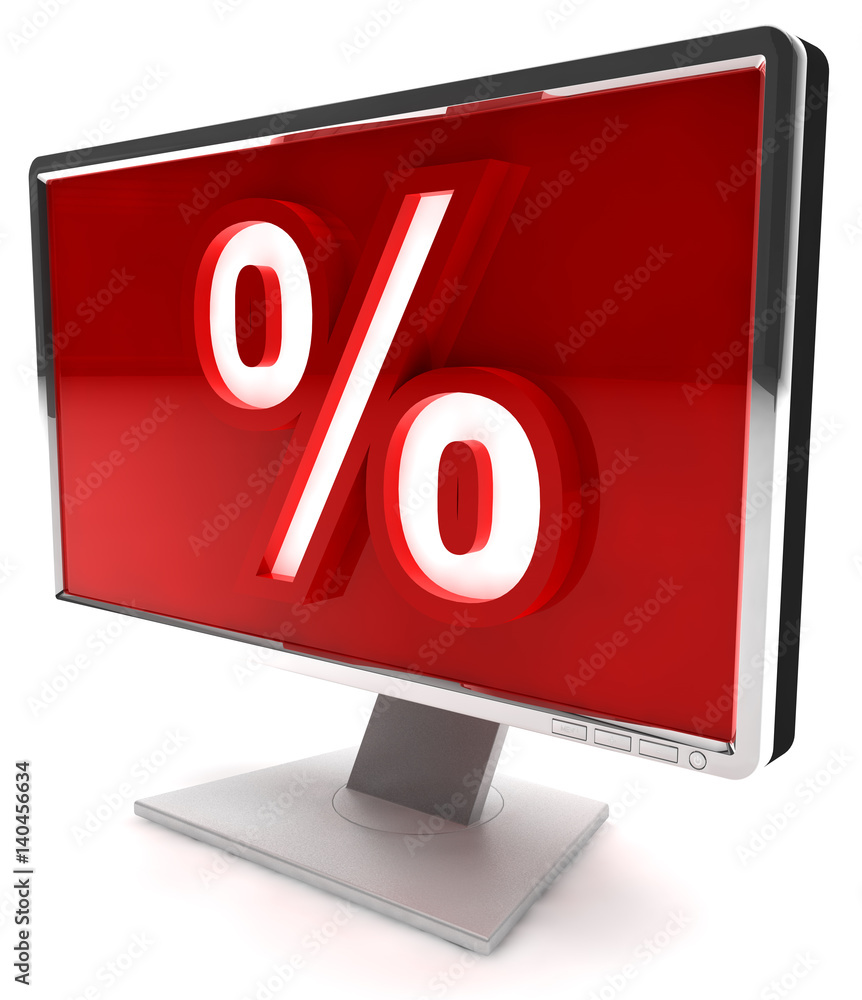 Prozente Button, Icon Stock Illustration | Adobe Stock