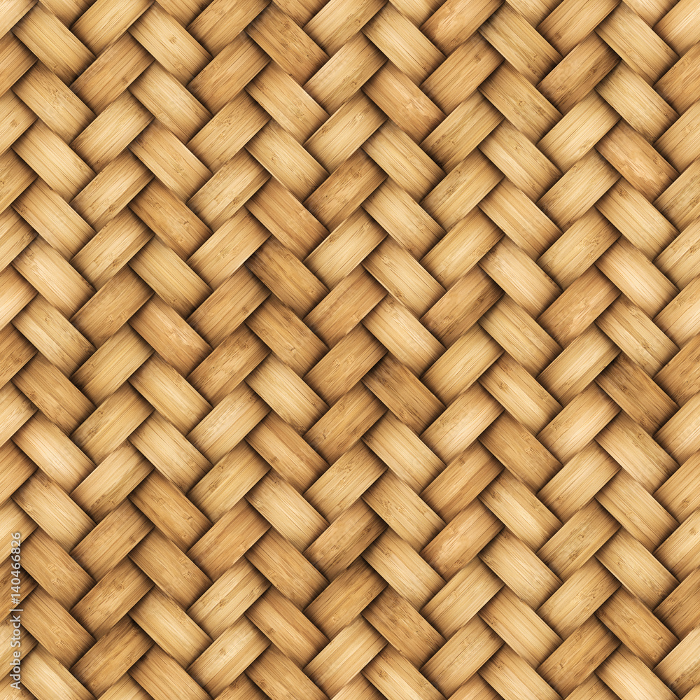 Wicker rattan seamless texture for CG Stock Illustration | Adobe Stock