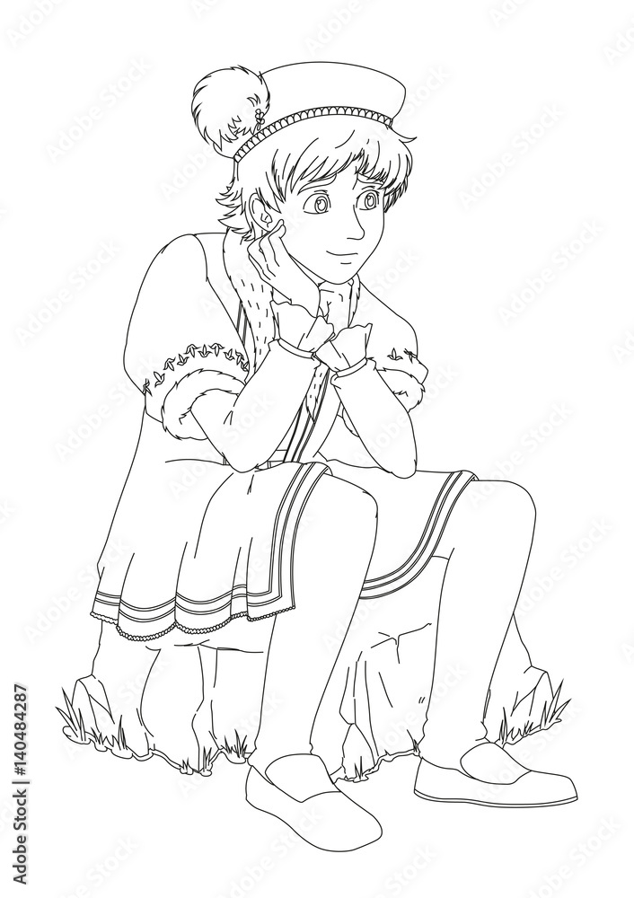 Cartoon Prince Drawing