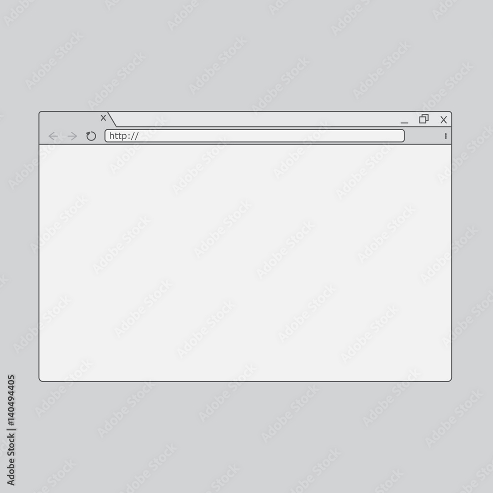 Web Browser Concept Stock Vector | Adobe Stock