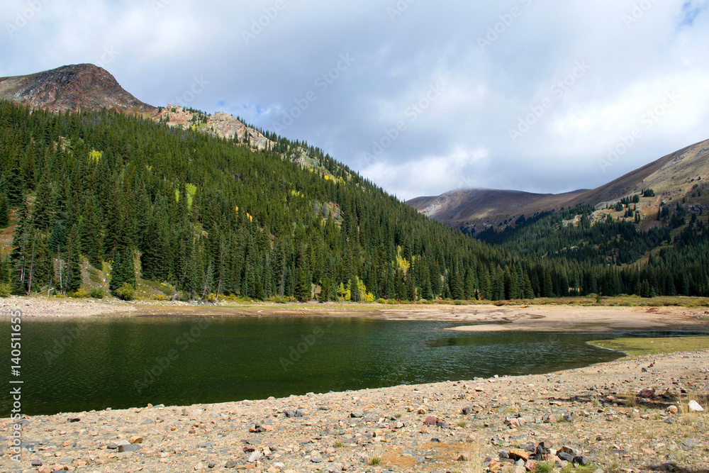 Nature of the Jefferson Lake Recreation Area, Colorado Stock Photo ...