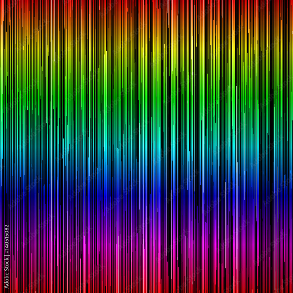 Vertical Rainbow Lines Stock Illustration | Adobe Stock
