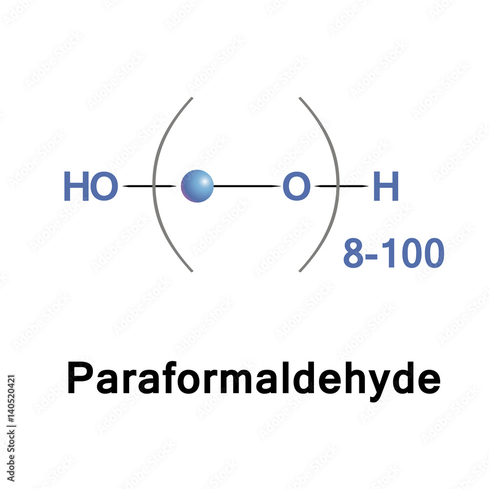 Vecteur Stock Paraformaldehyde, PFA, is the smallest polyoxymethylene ...