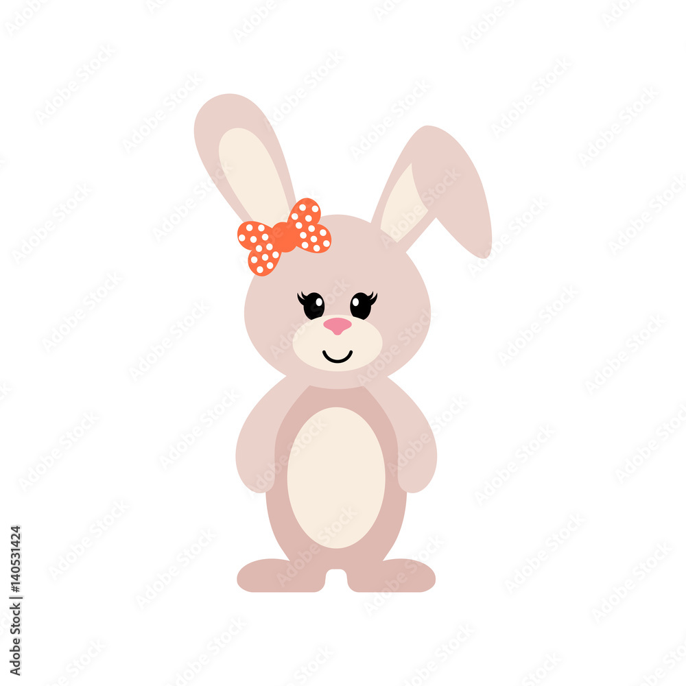 cartoon bunny girl Stock Vector | Adobe Stock
