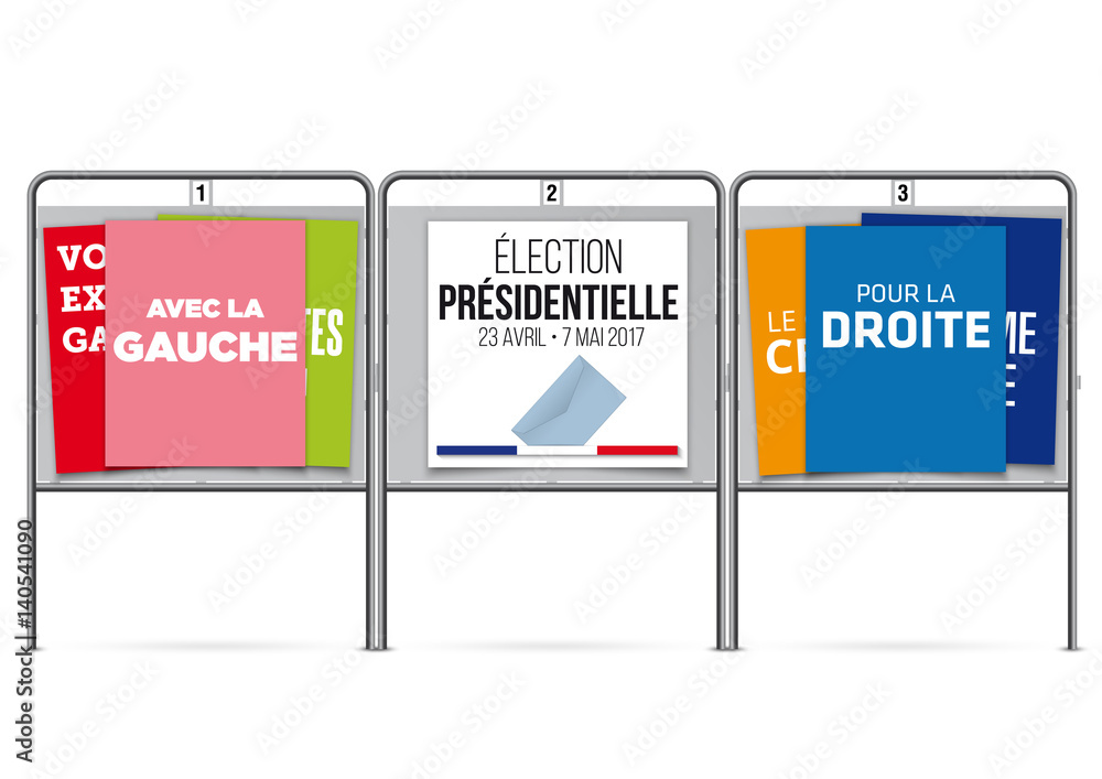 Élection Présidentielle - Affiches Stock Vector | Adobe Stock