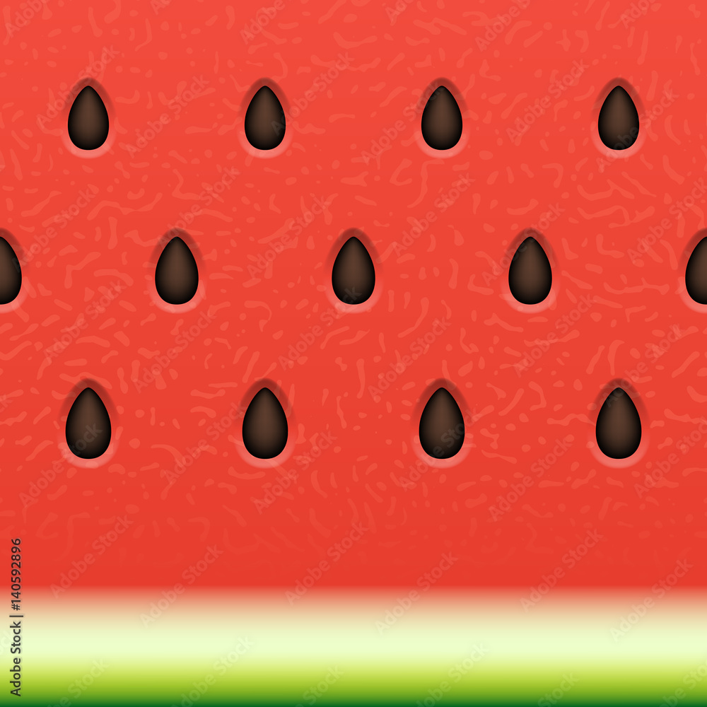 Seamless watermelon texture background Stock Vector | Adobe Stock