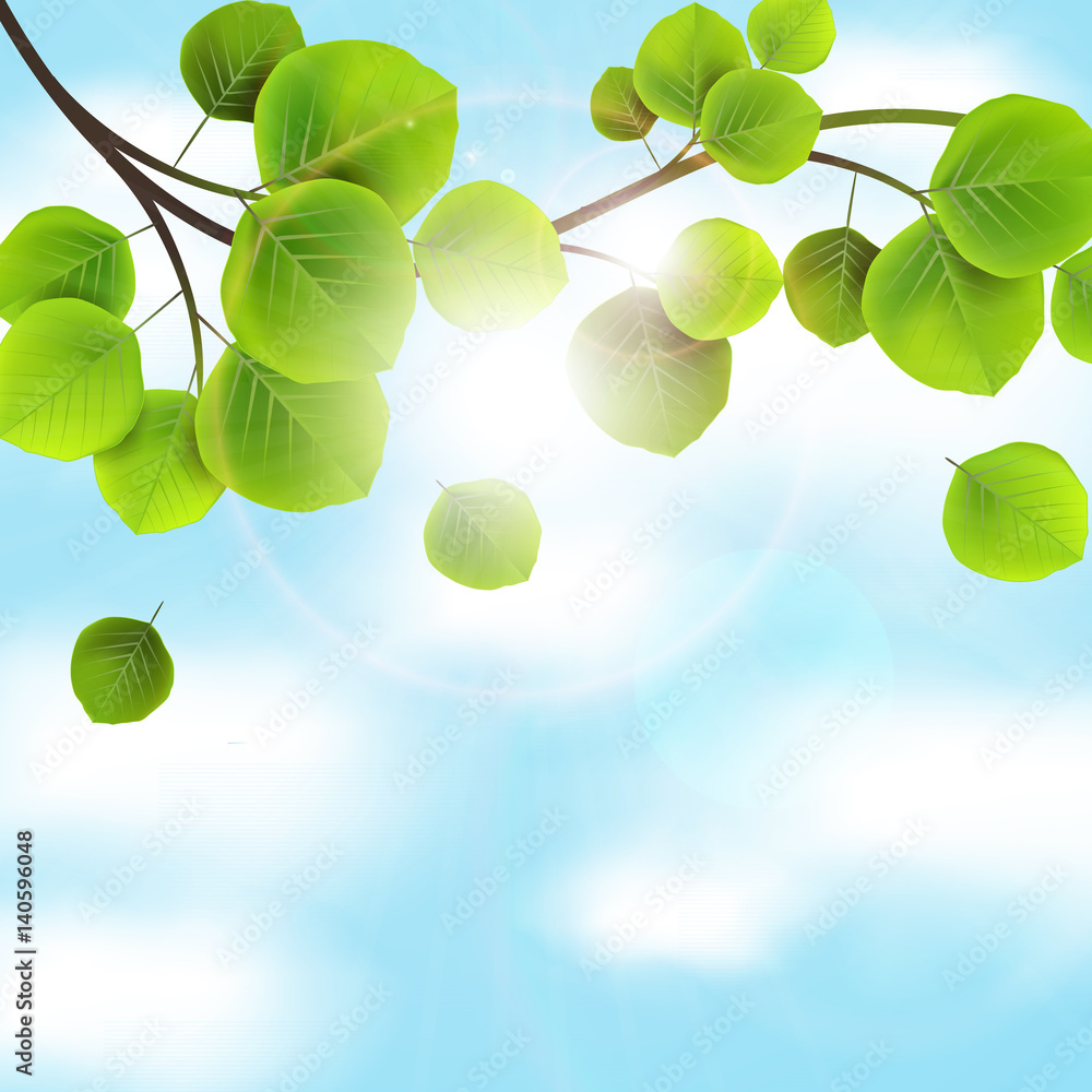 nature background Stock Vector | Adobe Stock