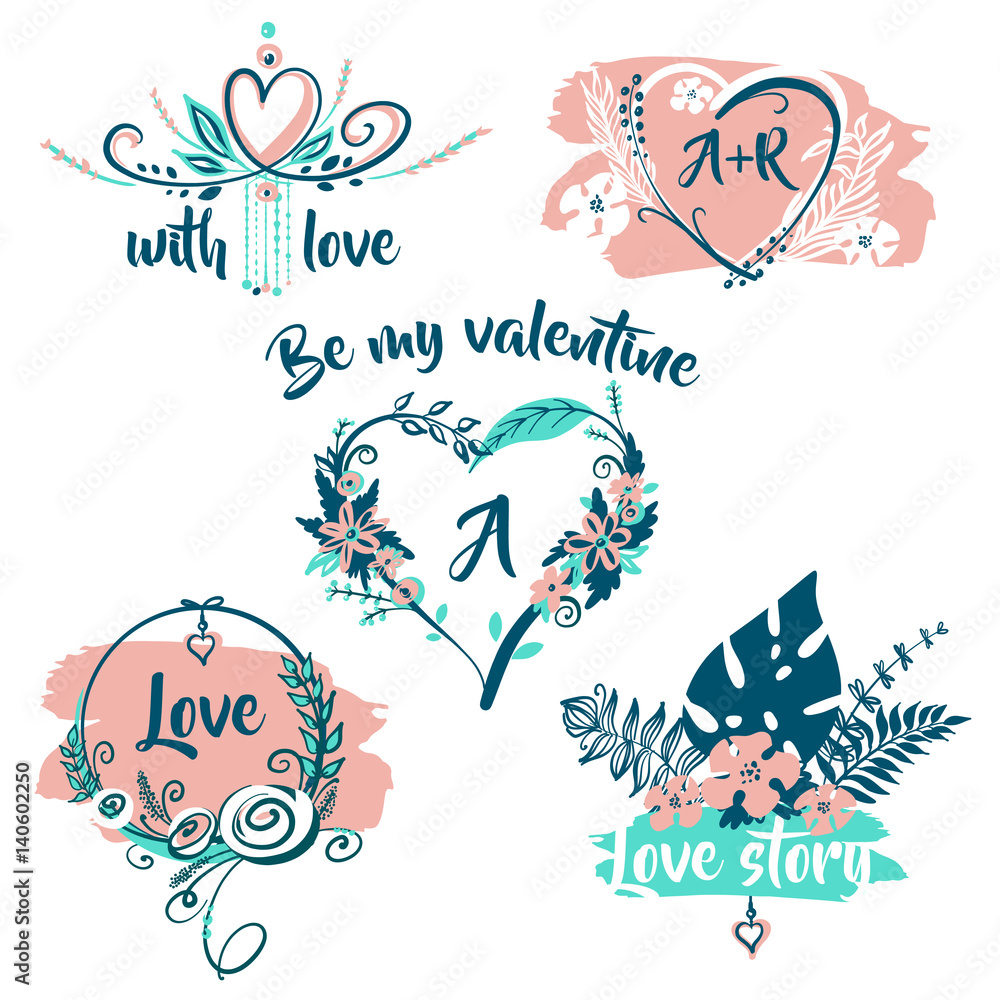 Typography Love Posters