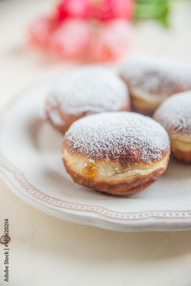 Faschings Krapfen Stock-Foto | Adobe Stock