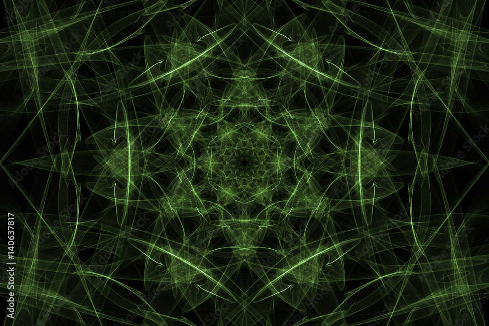 Dark abstract symmetrical background. Stock Illustration | Adobe Stock