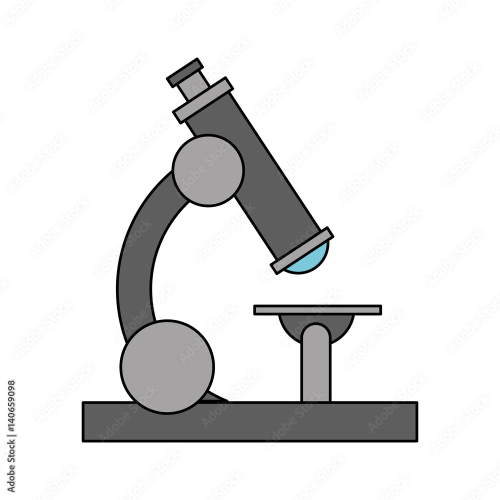 microscope science icon image vector illustration design Stock Vector ...