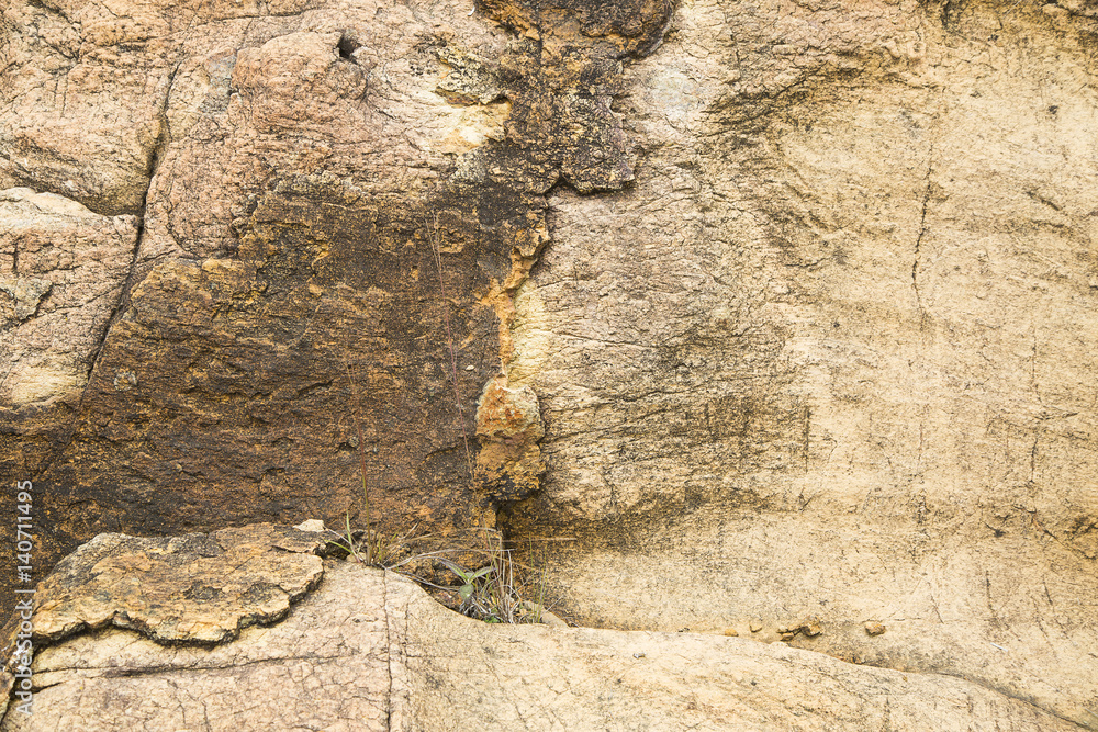 Texture of ocher rock Stock-Foto | Adobe Stock