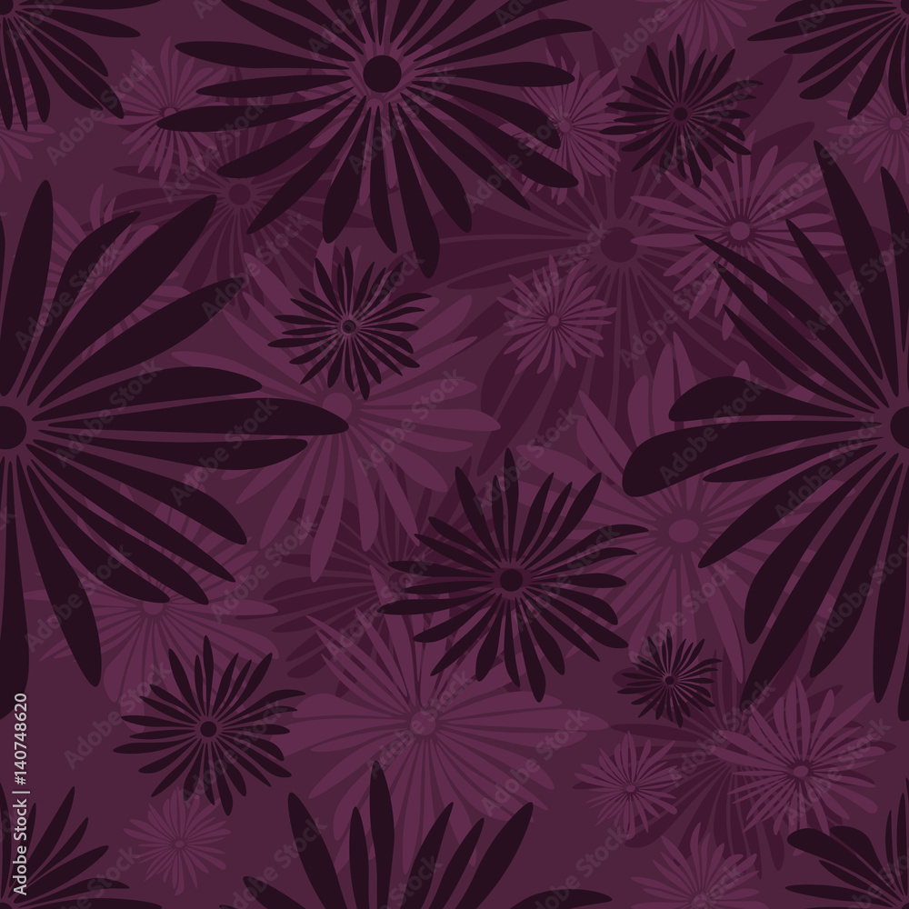 Light Purple Flower Pattern