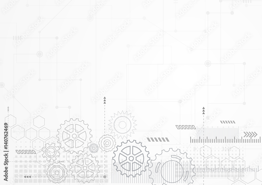 Abstract Technology Background Stock Vector | Adobe Stock