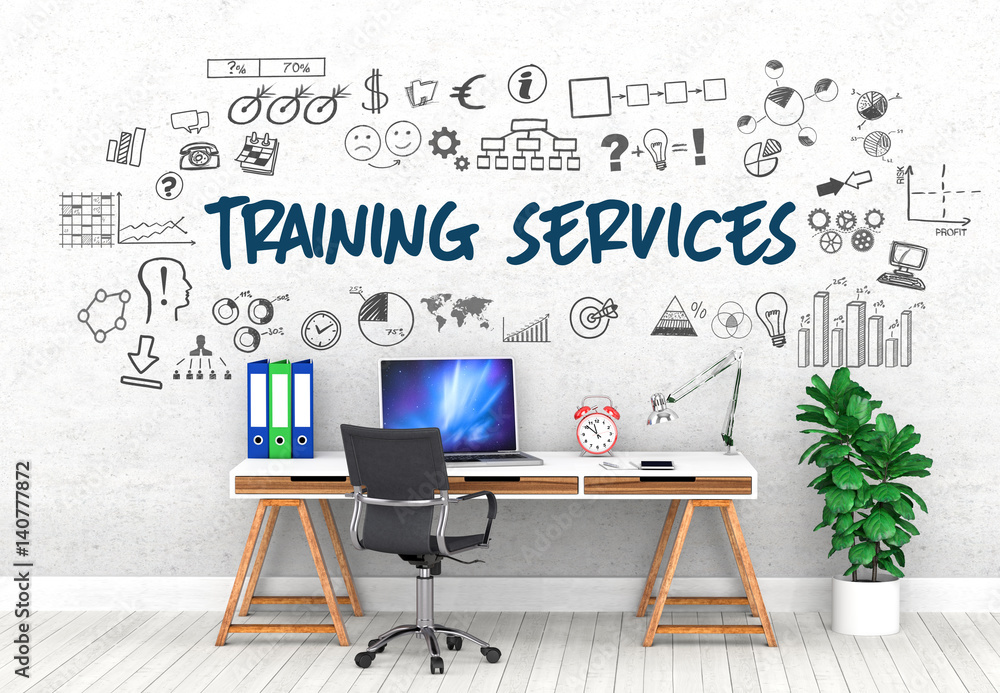 Training Services / Office / Wall / Symbol Stock Illustration | Adobe Stock