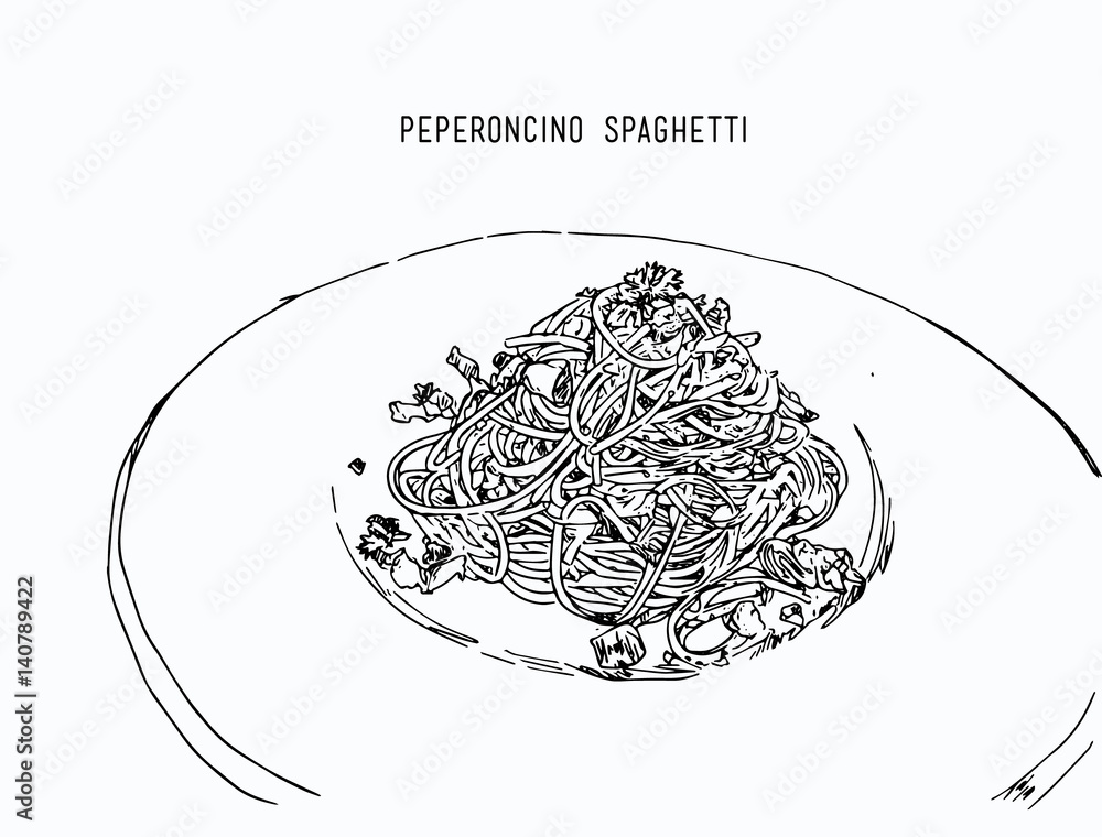 Hand Drawn Spaghetti