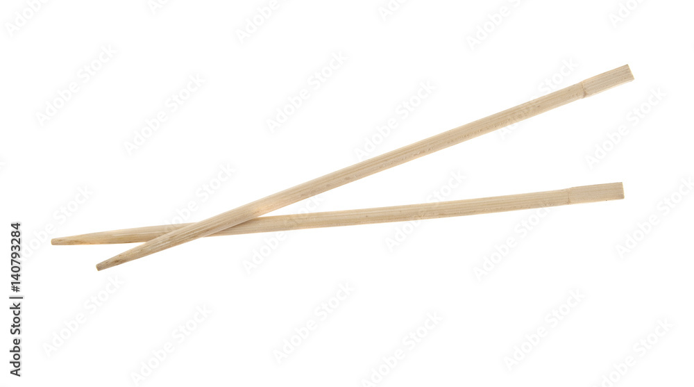 Wooden sticks isolated on white background Stock Photo | Adobe Stock