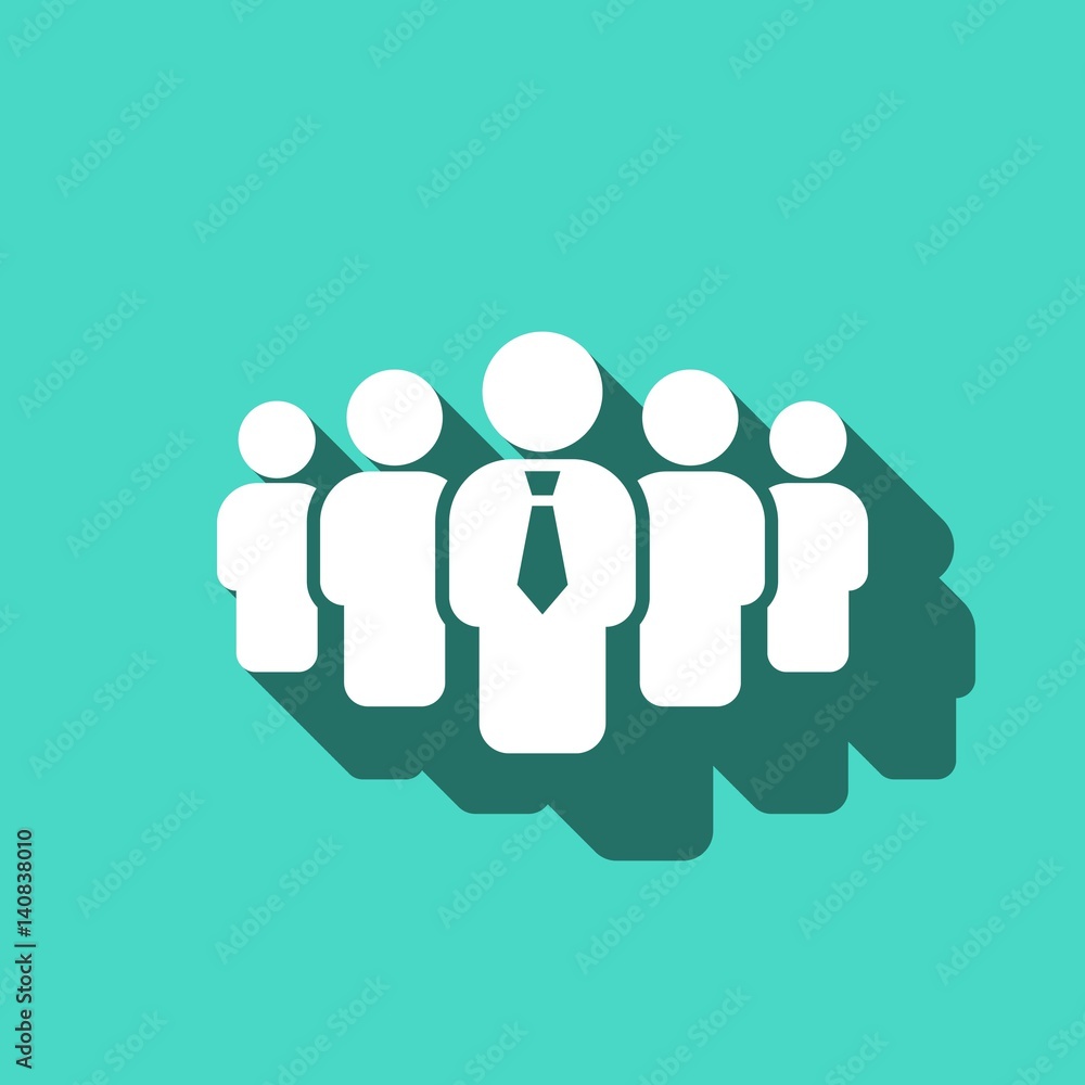 people with the leader icon stock vector illustration flat design Stock ...