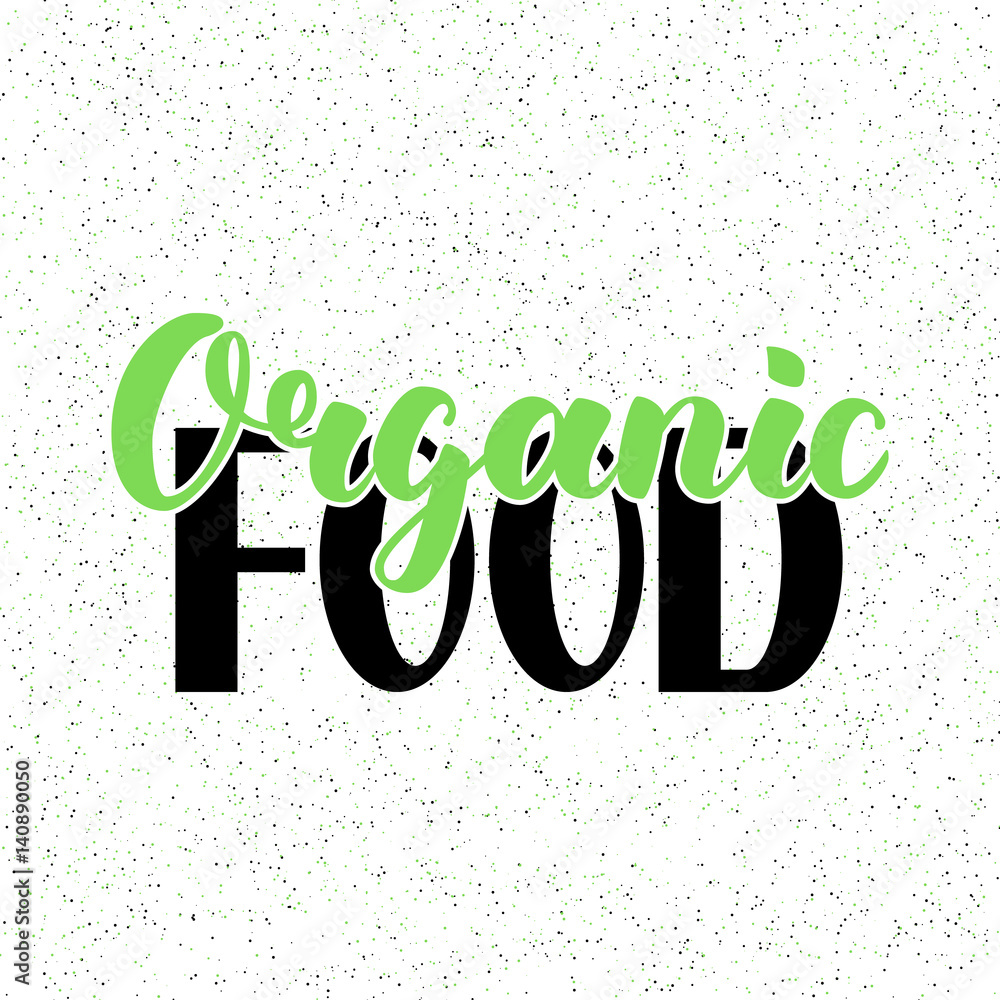 Vector illustration, food design. Lettering for restaurant, cafe menu ...