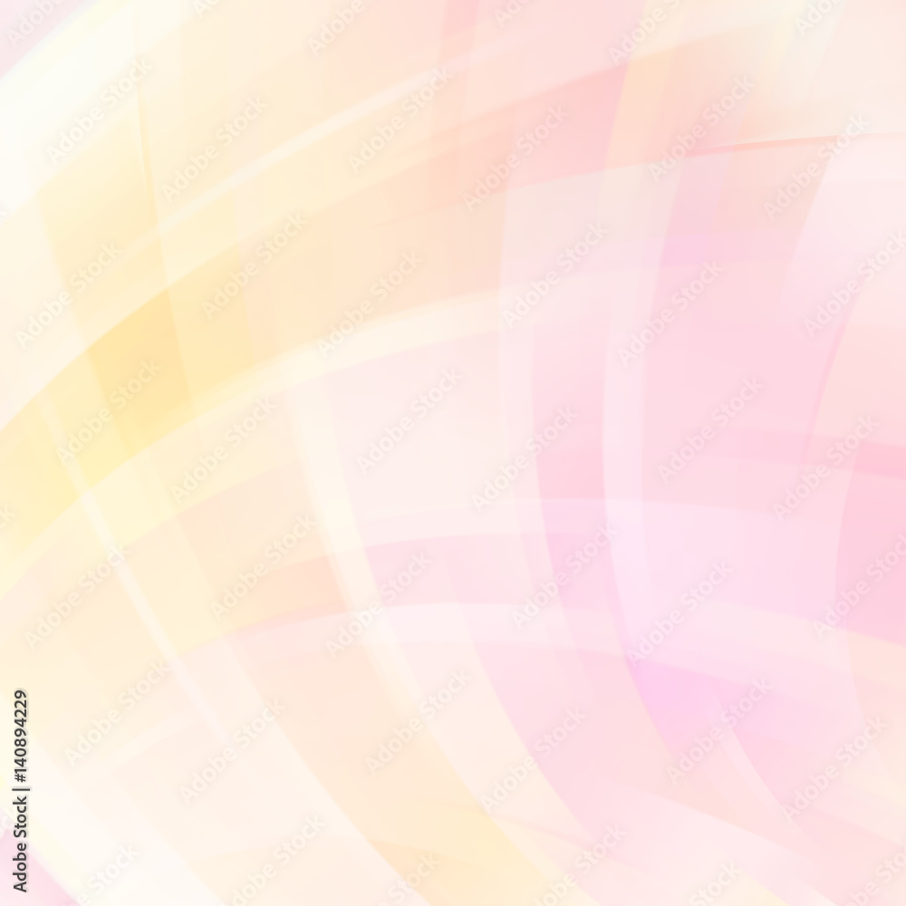 Abstract pastel background with smooth lines. Color waves, pattern, art ...