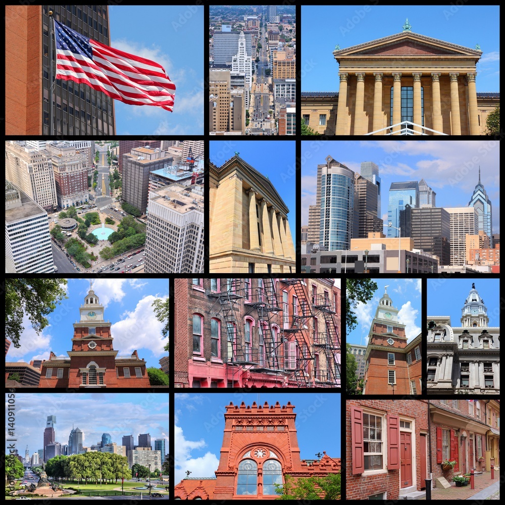American Landmarks Collage
