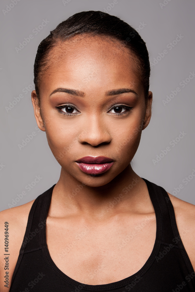 Black Asian Beauty face Stock Photo | Adobe Stock