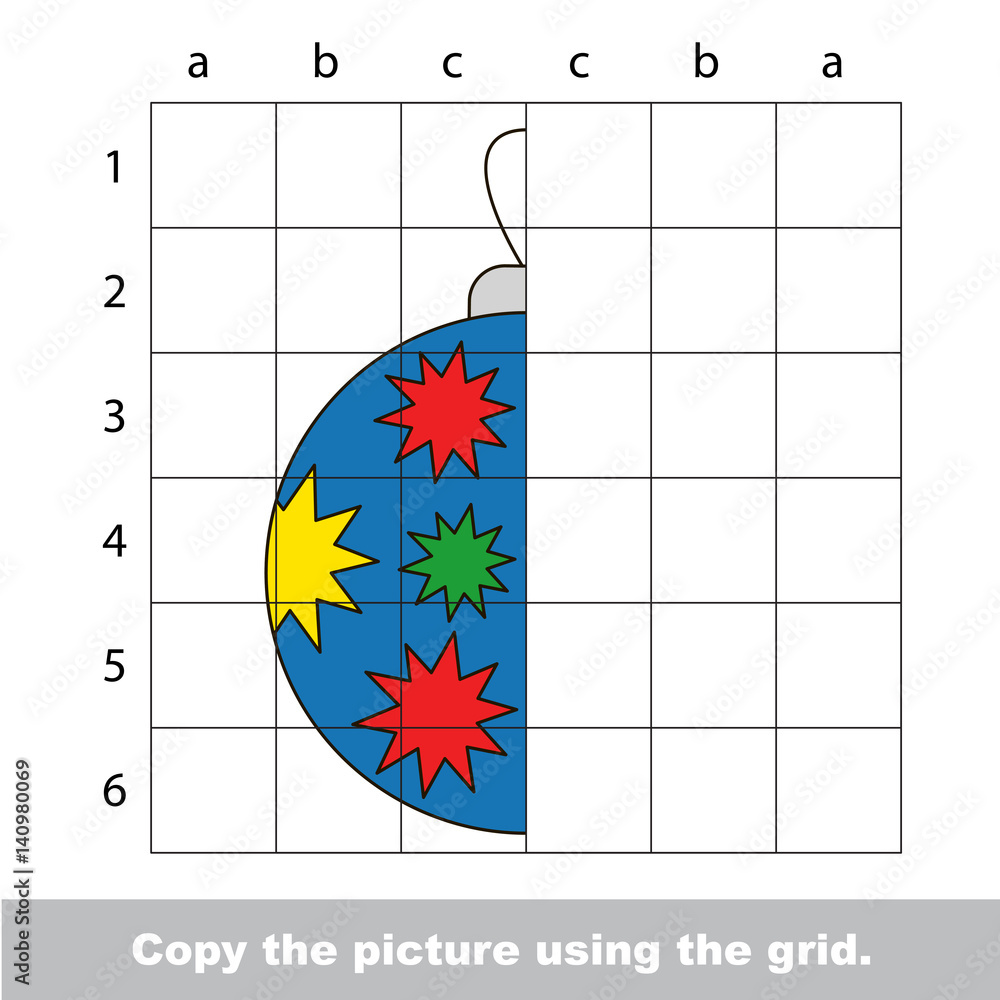 Drawing tutorial for kids. Stock Vector | Adobe Stock