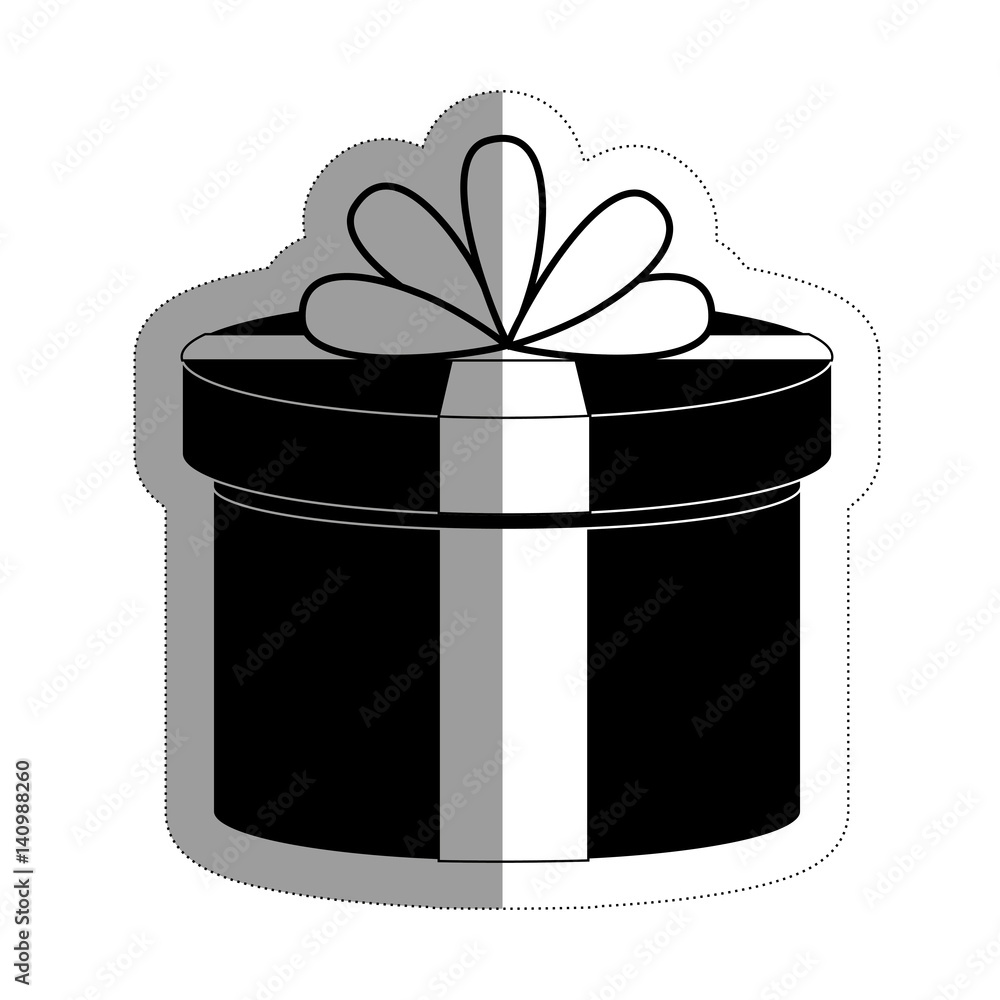 gift box icon over white background. vector illustration Stock ...