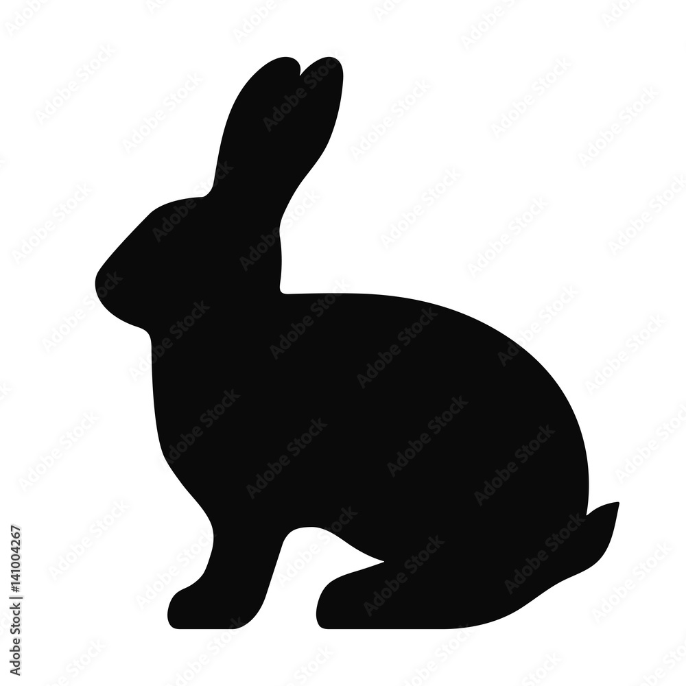 White Rabbit Silhouette