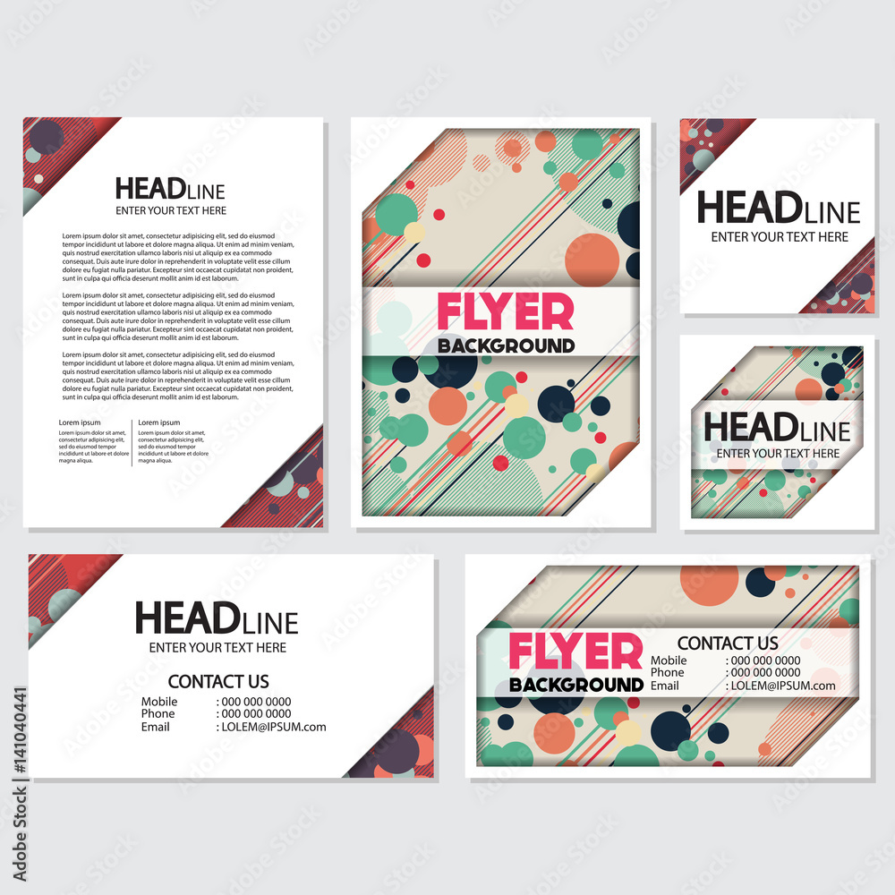 Old retro Vintage style background Design Template Stock Vector | Adobe ...