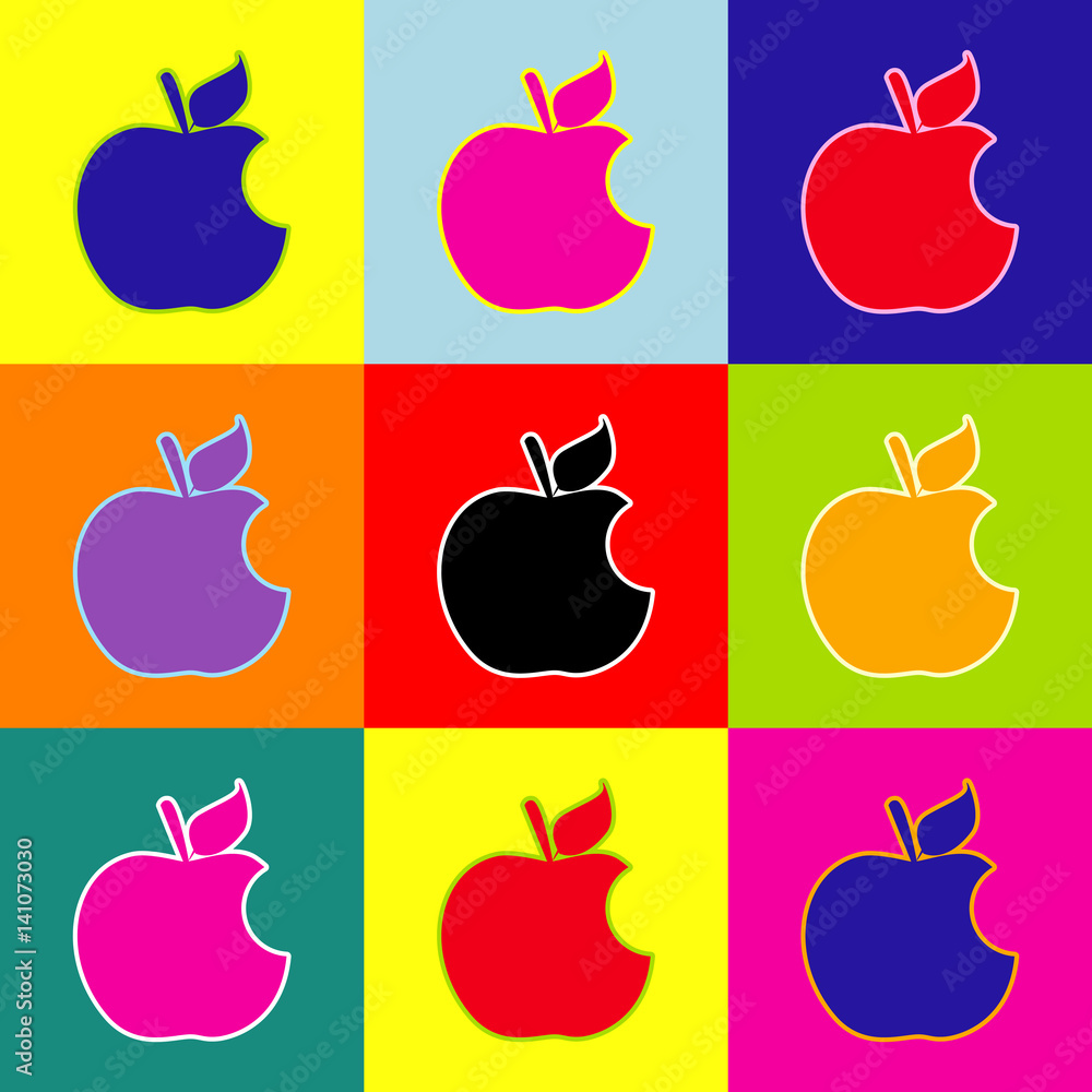 Pop Art Apple