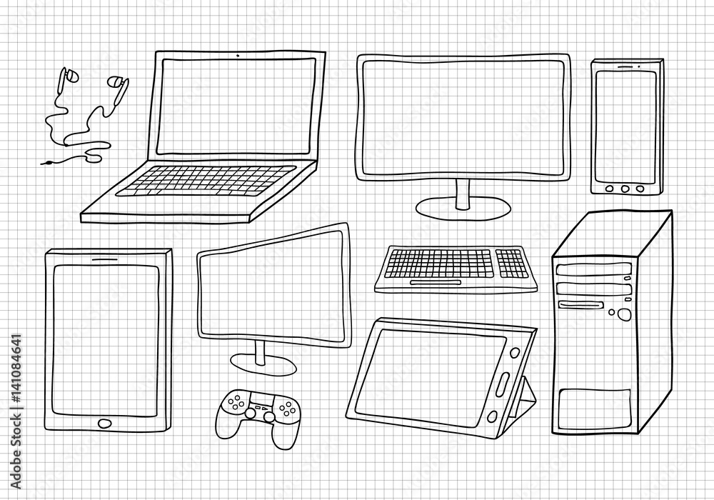 Electronic devices including computer, laptop, monitors, smart phone ...