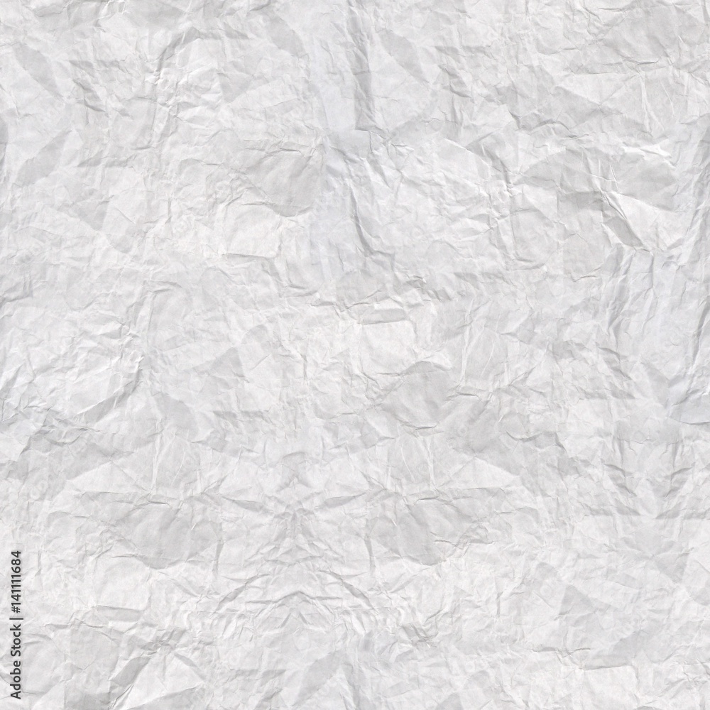 Seamless Crumpled Paper Texture