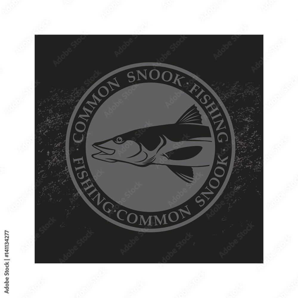 Common snook fish Stock Vector | Adobe Stock