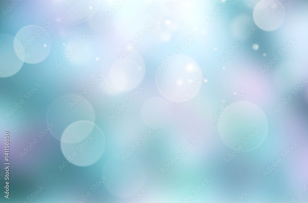 Soft blue green abstract blur bokeh background. Stock Illustration ...