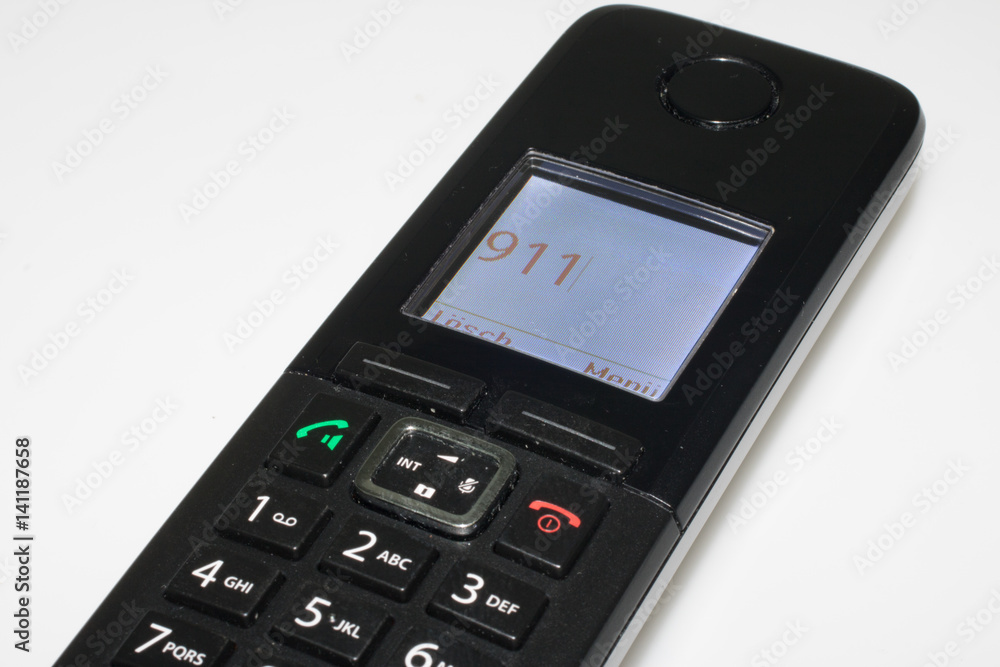Dial Call 999 or 911 or 112 for emergency Stock Photo | Adobe Stock