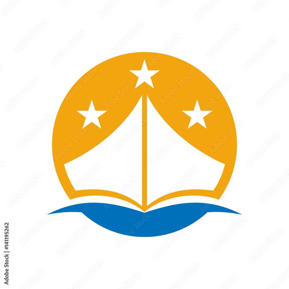 Photo & Art Print ark symbol. ship logo vector., gerilya