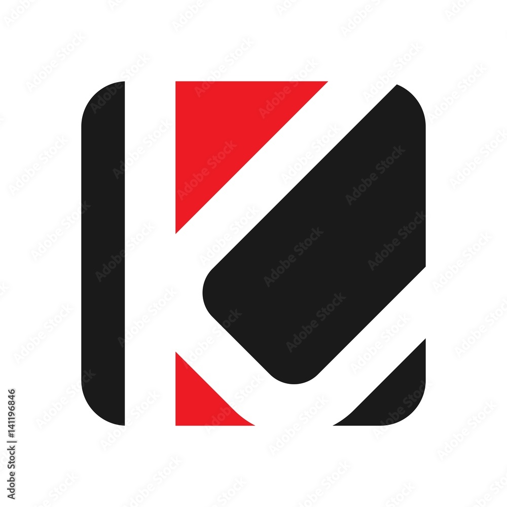 letter k and c logo vector Stock Vector | Adobe Stock