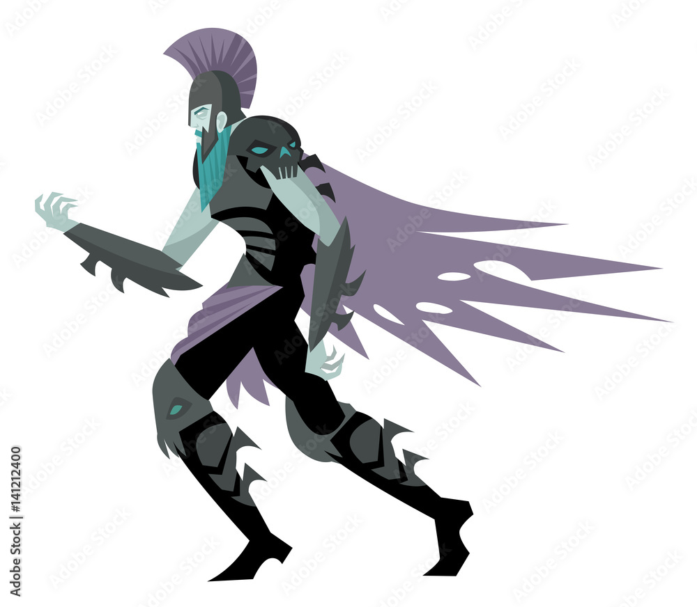 hades pluto roman greek god of the dead and underworld Stock Vector ...