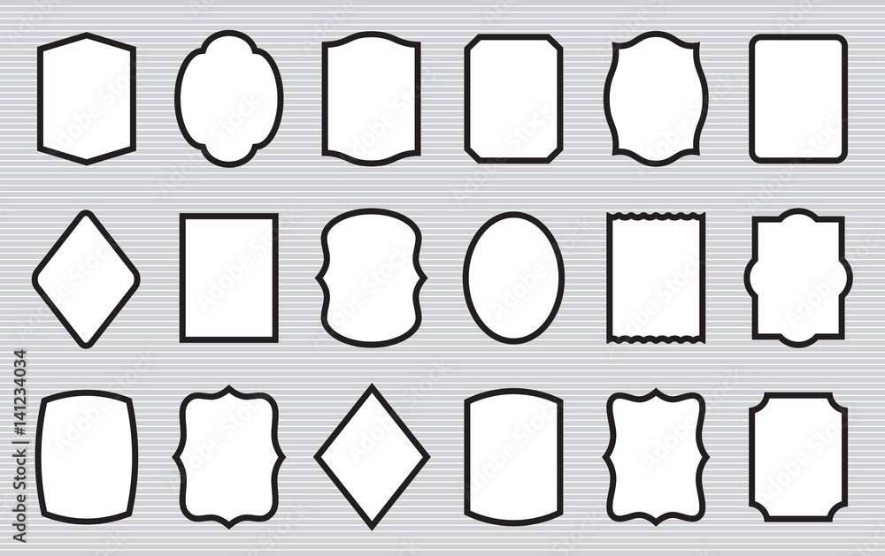 Vector Frame Shapes
