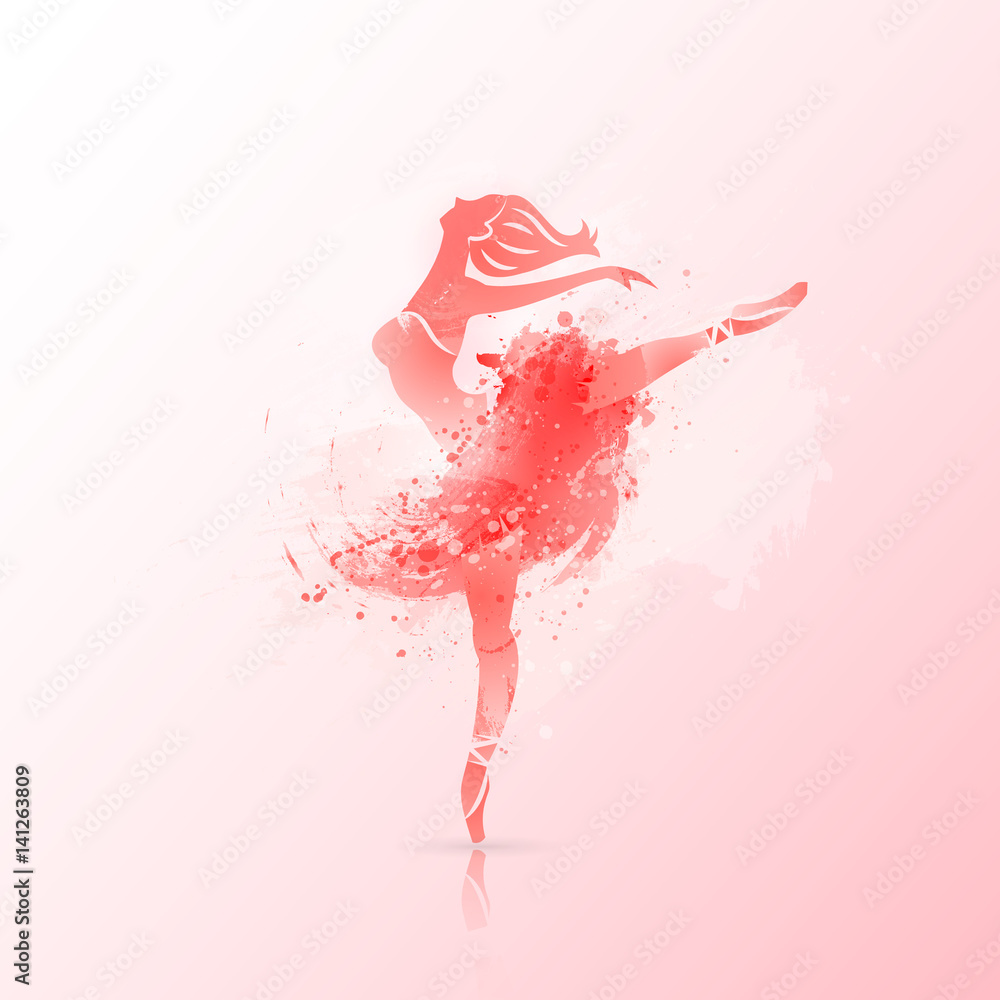 Ballet poster design Stock Vector | Adobe Stock