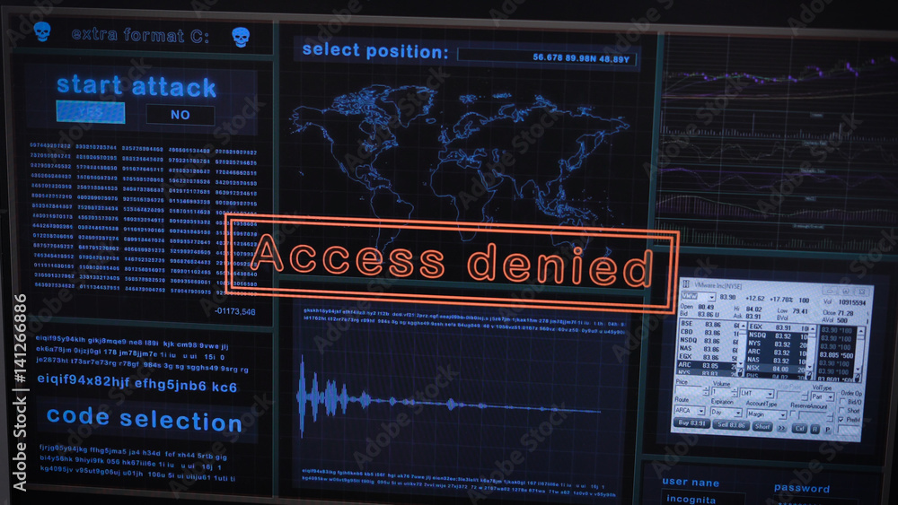 Back view of a hacker sitting and making cyber attack on network. Man ...