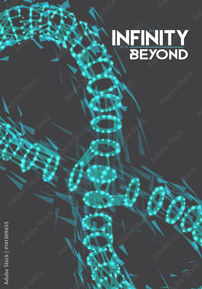 Illustration of Vector Infinity Symbol. To Infinity and Beyond ...