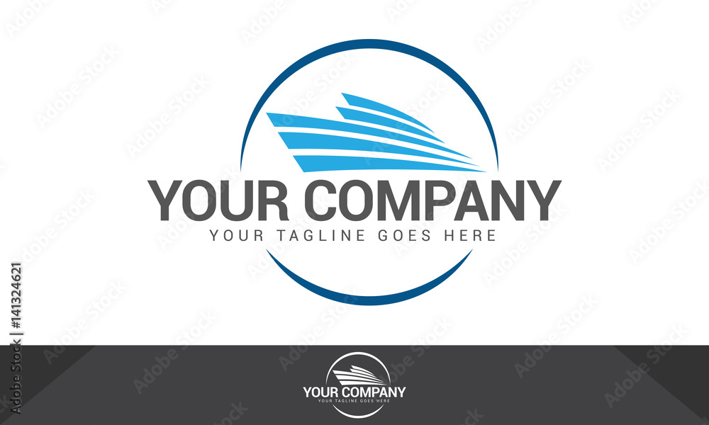 Ship logo, ship vector, ship logo template Stock Vector | Adobe Stock